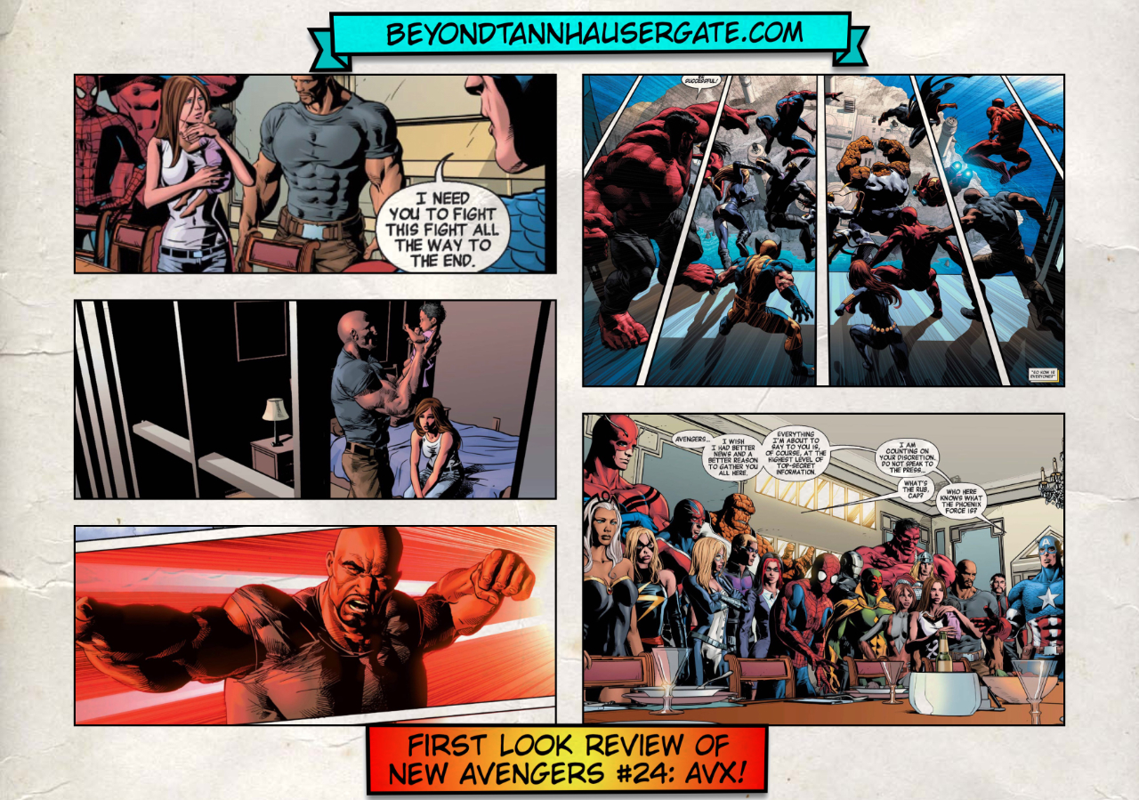 First Look Review for New Avengers #24 - Beyond Tannhauser Gate